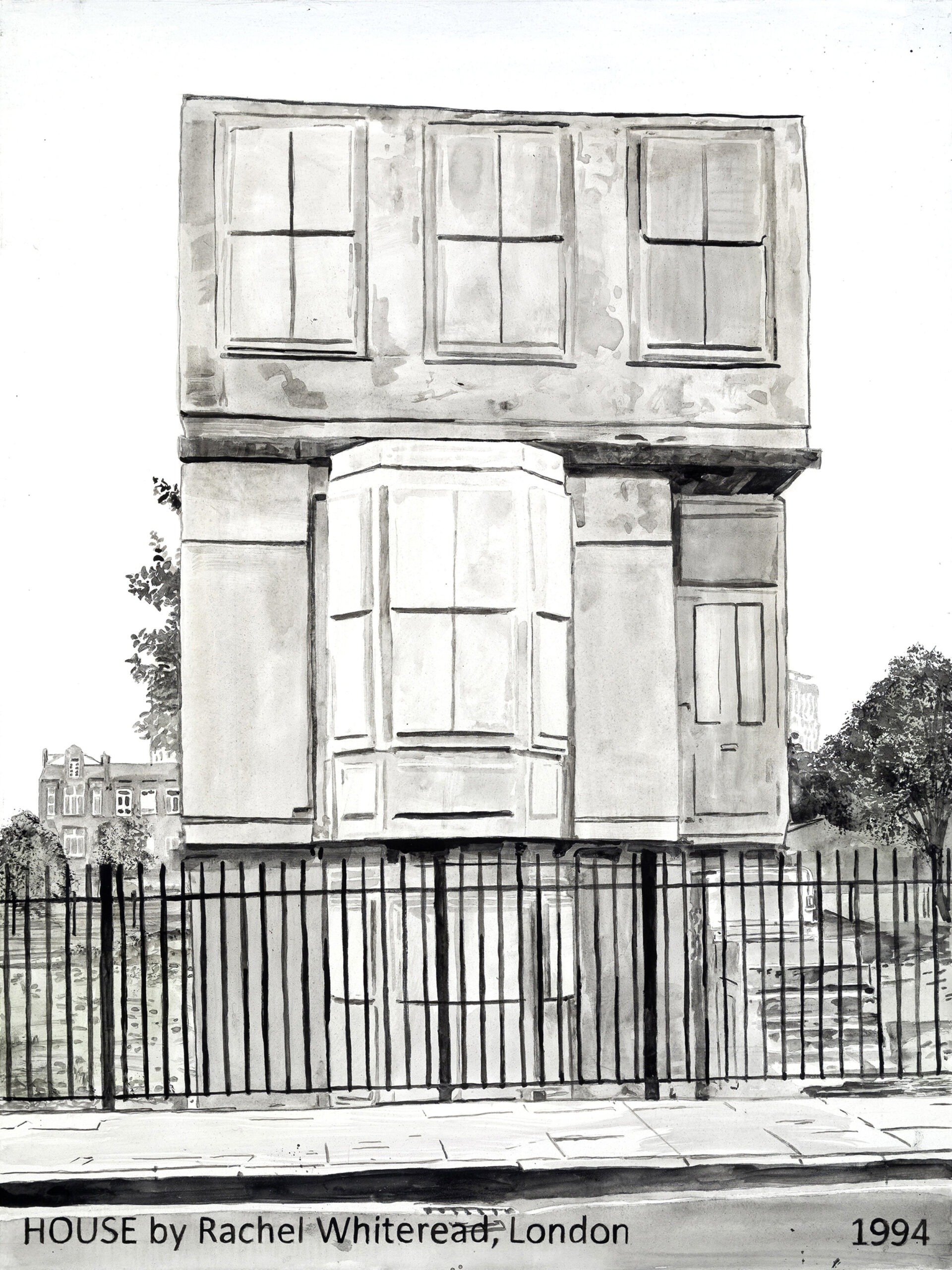 House by Rachel Whiteread - Disappointed Tourist