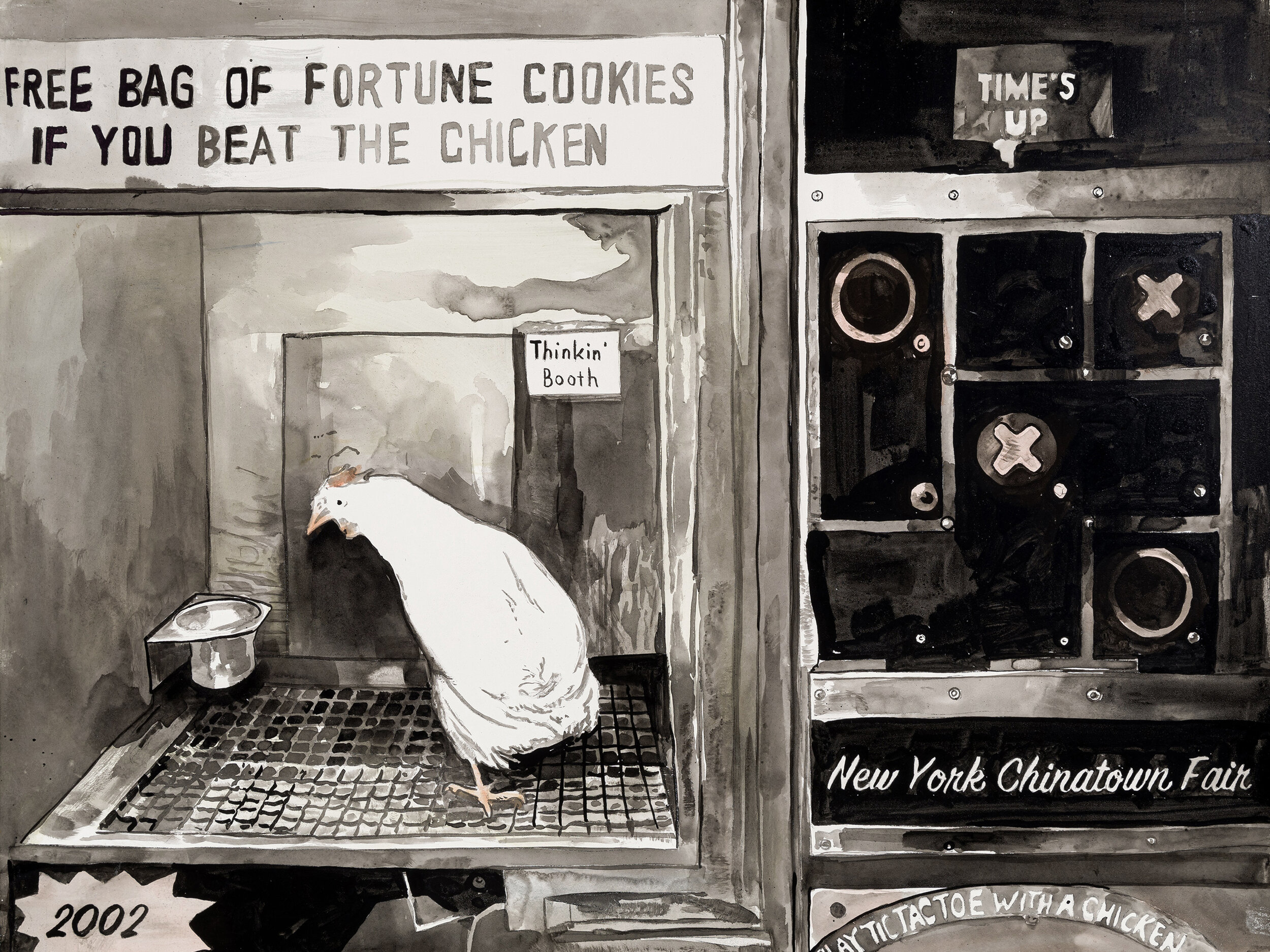 Tic Tac Toe Chicken - Disappointed Tourist