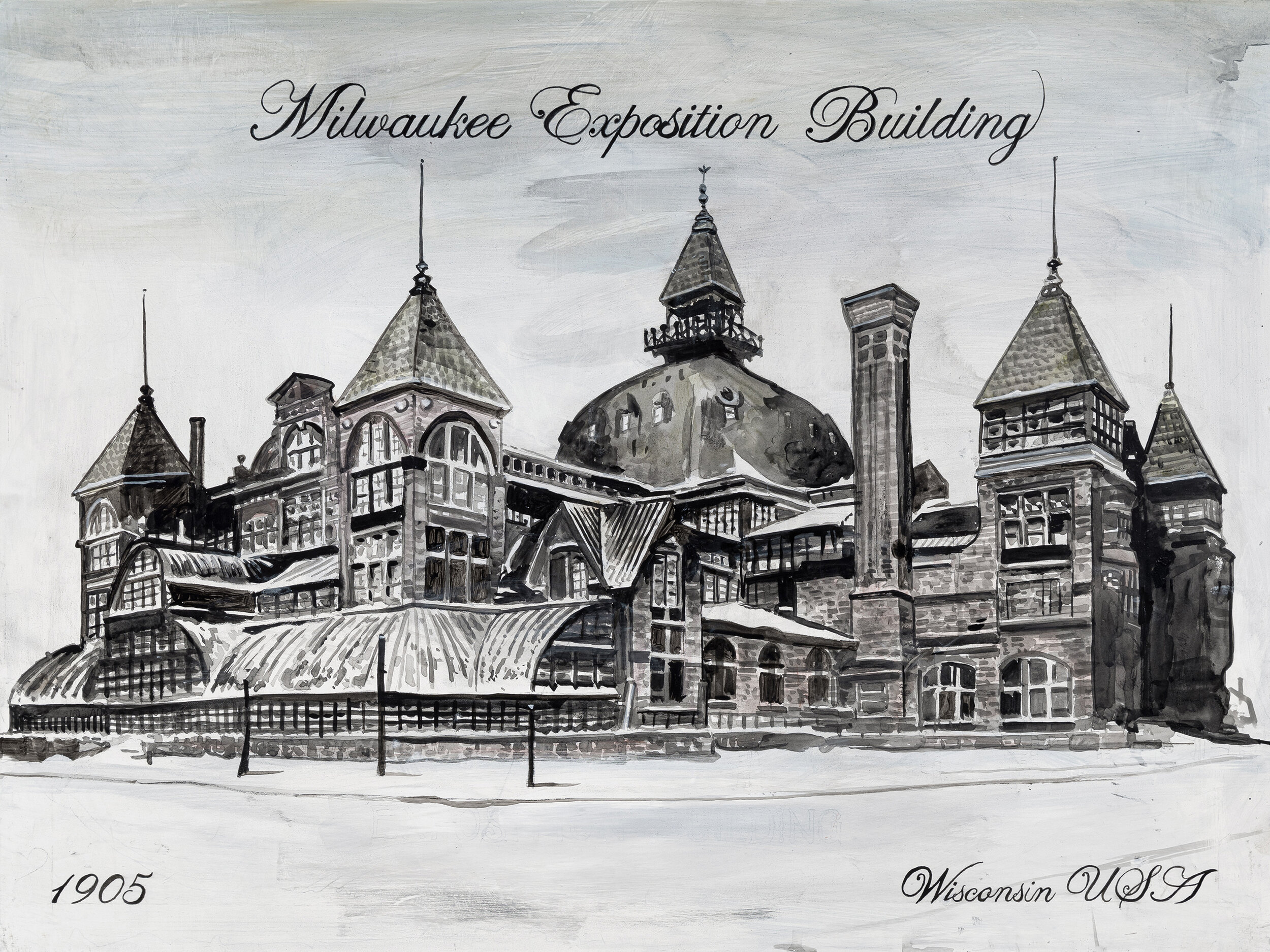 Milwaukee Exposition Building - Disappointed Tourist